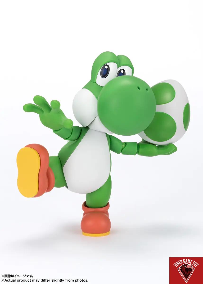 BANDAI SPIRITS – S.H.Figuarts Yoshi SUPER MARIO (Licensed) – Video Game Toy