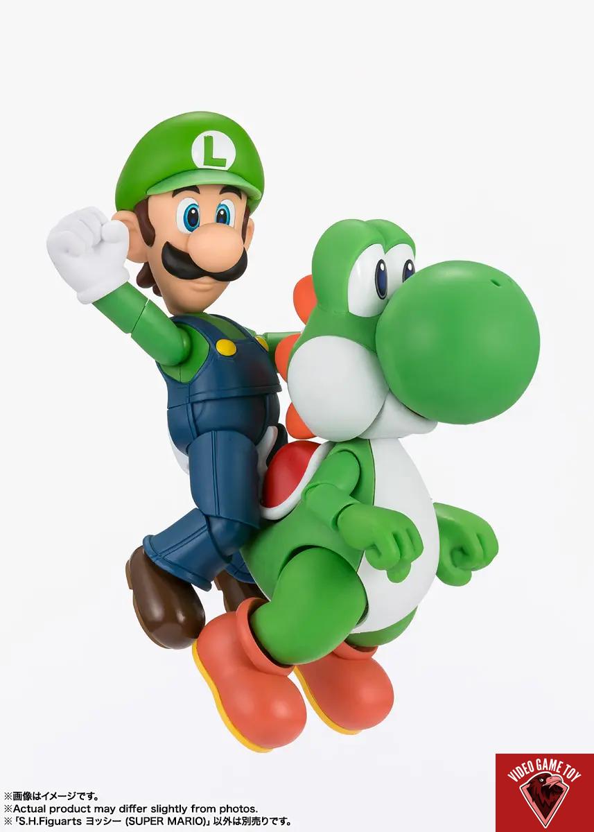 BANDAI SPIRITS – S.H.Figuarts Yoshi SUPER MARIO (Licensed) – Video Game Toy